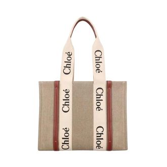 Chlo&eacute; Woody Tote - - Bags - Damen - Beige - ONE SIZE