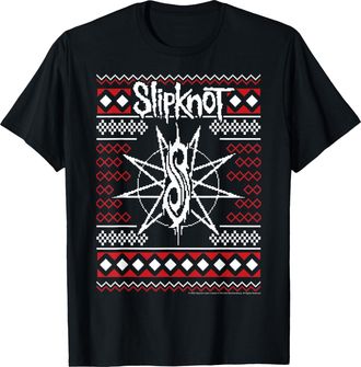 Slipknot Christmas Weihnachten Ugly Sweater by Rock Off T-Shirt