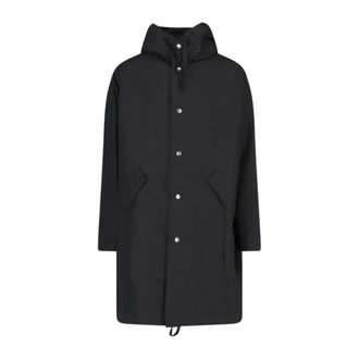 Jil Sander Kapuzenparka - - Jackets - Herren - Schwarzk - M