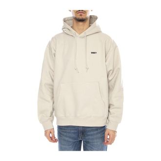 Obey Hoodie - - Sweatshirts & Hoodies - Herren - Beige - S