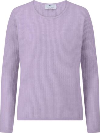Peter Hahn Rundhals-Pullover 1/1-Arm Peter Hahn lila