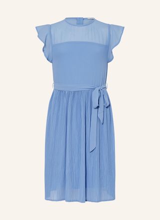 s.Oliver S.Oliver Red Kleid Mit Plissees blau