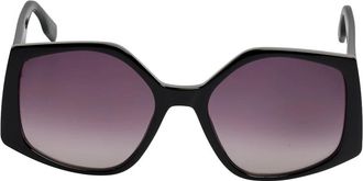 Karl Lagerfeld Femme, Accessoires, Noir, Taille: ONE Size Wide Square Acetate Lunettes de soleil