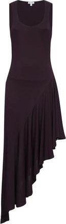Alaia Femme, Robes, Violet, Taille: 36 FR Asymmetric Fluid Jersey Dress
