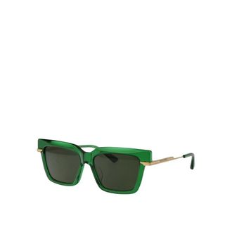 Bottega Veneta Femme, Accessoires, Vert, Taille: ONE Size Lunettes de soleil