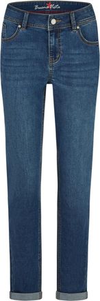 Buena Vista Damen Jeans Malibu Zip High (DE/NL/SE/PL, Alphanumerisch, XL, Regular, Regular, mid Stone)