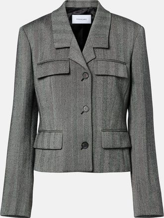 Ferragamo Blazer aus einem Wollgemisch