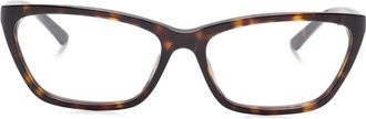 Balenciaga lunettes de vue &agrave; monture papillon - Marron
