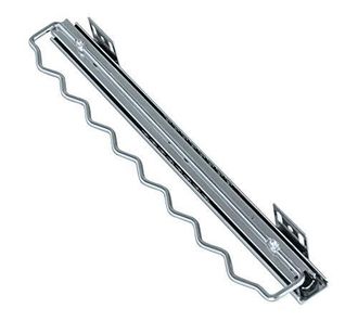 WENKO Ausziehbarer Mehrfach-Kleiderb&uuml;gel, Halter f&uuml;r 8 Hemden, zur Befestigung im Kleiderschrank, verchromtes Metall, 3,1 x 6 x 35,5-58,5 cm