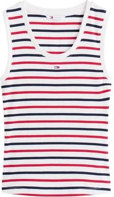 Tommy Hilfiger Top c&ocirc;tel&eacute; en coton