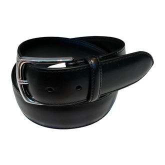 Paolo Vitale Homme, Accessoires, Noir, Taille: 100 CM Classic Leather Belt
