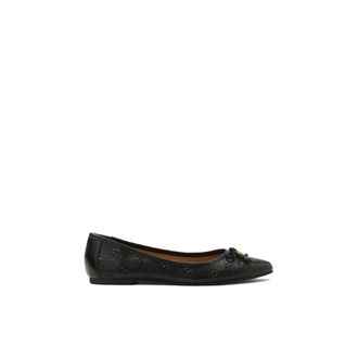 Kazar Schwarze Ballerinas mit gepr&auml;gtem Muster - - Shoes - Damen - Schwarzk - 36 EU
