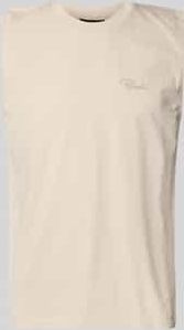 Pegador Tanktop mit Label-Stitching und Rundhalsausschnitt