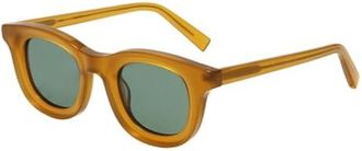 Generic Lunettes De Soleil R&eacute;tro UV400 For Hommes Et Femmes, Sports De Plein Air, F&ecirc;te, Photographie De Vacances(Orange)