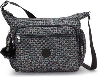 Kipling Gabbie Sac &agrave; Bandouli&egrave;re de Taille Moyenne, Inviting Grey (Gris)