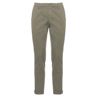 Dondup Homme, Pantalons, Vert, Taille: W32 Pantalon Chino Coupe Droite