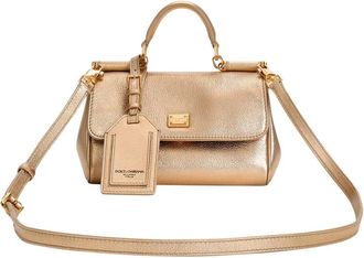 Dolce & Gabbana Femme, Sacs, Jaune, Taille: ONE Size My Sicily Mini Handbag