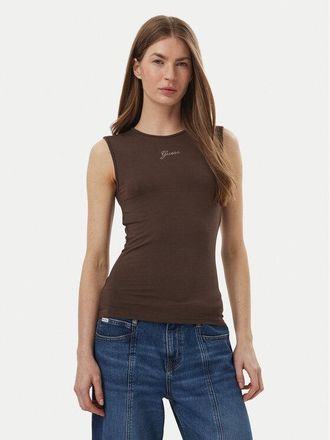 Guess Top W6YP17 K3881 Braun Regular Fit