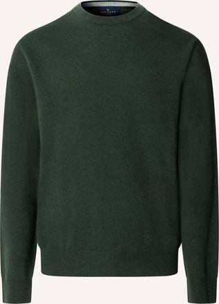 Hackett Pullover Merino Cash Mix Crew gruen