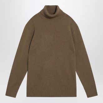 Toteme Brauner Rollkragenpullover aus Kaschmir