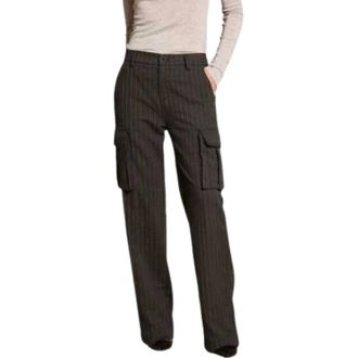 Mason's Femme, Pantalons, Gris, Taille: 38 FR Victoria Wide Pantalons