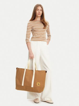 Tommy Hilfiger Handtasche Tommy Hilfiger Th Summer Tote AM0AM13557 Braun