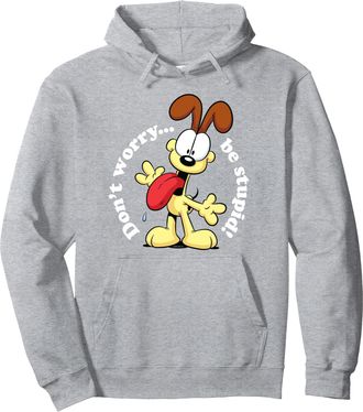Garfield Odie Ignorance Carefree Dog 80er 90er Jahre Classic Cartoon Pullover Hoodie