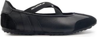 Palladium Ballerines bi-mati&egrave;re en cuir m&eacute;lang&eacute;