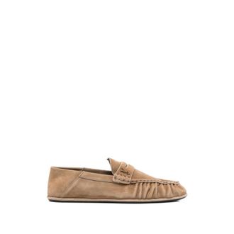 Saint Laurent Cassandra Sandale - - Shoes - Herren - Beige - 45 EU