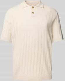 Only & Sons Regular Fit Poloshirt mit Strukturmuster Modell KENT LIFE