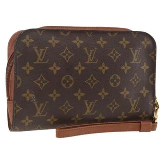Louis Vuitton Sac clutch Monogram Pre-owned - Femme - Pre-owned - Brun - Taille: ONE Size