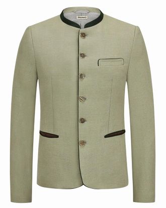 Gottseidank Schilfleinen Trachtenjanker mit Hornkn&ouml;pfen, Slim Fit in