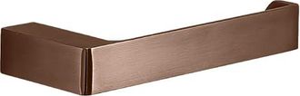 Gedy PIRENEI Toilettenpapierhalter f&uuml;r Badezimmer, Ros&eacute;gold, Messing, PVD-Behandlung, 16,6 x 6,6 x 2,6 cm