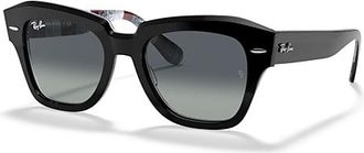Ray-Ban State Street Sonnenbrillen Schwarz Fassung Grau Glas 49-20