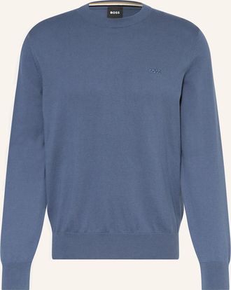 HUGO BOSS Pullover Upacas blau