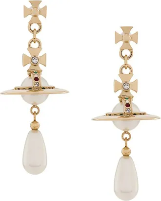 Vivienne Westwood Ohrringe - Bijoux Goldpearlmulti - Gr. unisize - in Mehrfarbig - f&uuml;r Damen