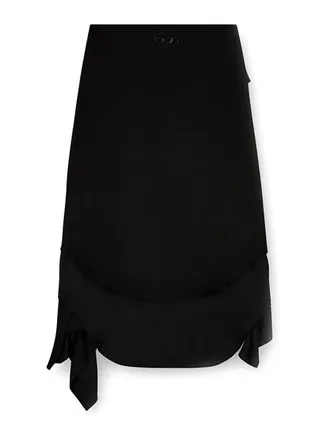 Diesel Jupe Midi - Noir
