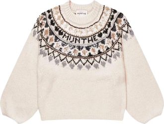 Munthe Vaffie Knit - Femme - Pulls - Beige - Taille: 38 FR