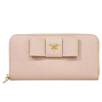 Prada Portefeuille Vintage Pre-owned - Femme - Pre-owned - Rose - Taille: ONE Size