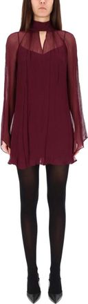 Staud Staud, Femme, Robes, Rouge, Taille: 38 FR Esther Mini Dress