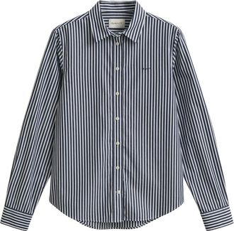 GANT Femme, Blouses et Chemises, Bleu, Taille: 40 FR Banker Poplin Stripe Shirt