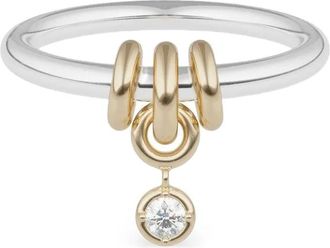 Spinelli Kilcollin bague Pia pav&eacute;e de diamants - Argent
