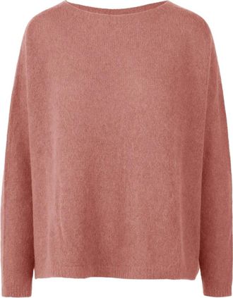 Bomboogie Femme, Pulls, Rose, Taille: 40 FR Pull oversize sans couture en m&eacute;lange dalpaga