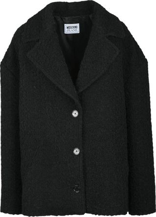 Moschino Femme, Vestes, Noir, Taille: 40 FR Giaccone