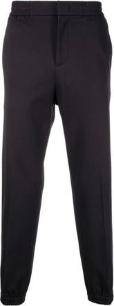 Emporio Armani Homme, Pantalons, Bleu, Taille: 2XL Jersey Twill Elasticated Waist Pantalons