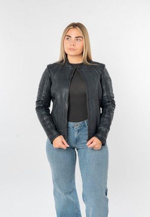 Mauritius Lederjacke MWYouvie mit Stehkragen