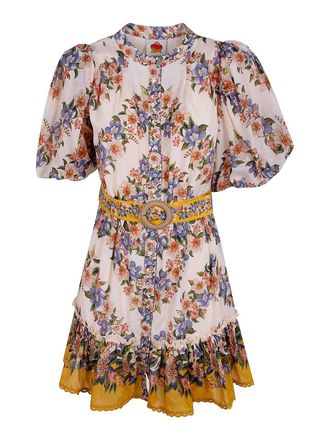 Farm Rio Kurzes Kleid - Nude
