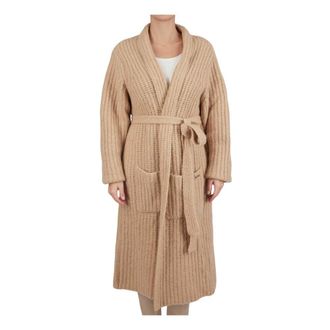 Kiton Femme, Pulls, Beige, Taille: 40 FR Cardigan Textur&eacute; en Cachemire et Soie