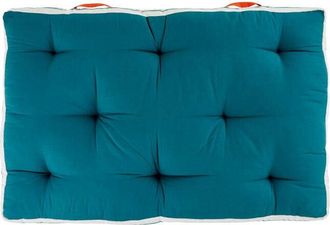 Atmosphera Coussin Palette Ext&eacute;rieur Yucatan 80x120cm Bleu Canard