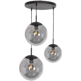 Steinhauer H&auml;ngeleuchte - Bollique led - schwarz - glas metall - Steinhauer